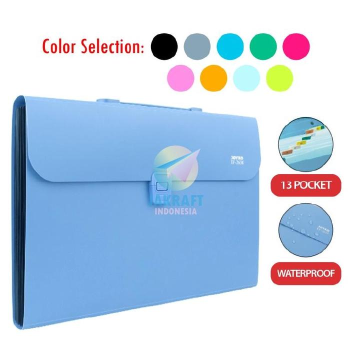 Promo (1 Pcs) Map Harmonika Expanding File Handle Tenteng JOYKO EF-2638 ...