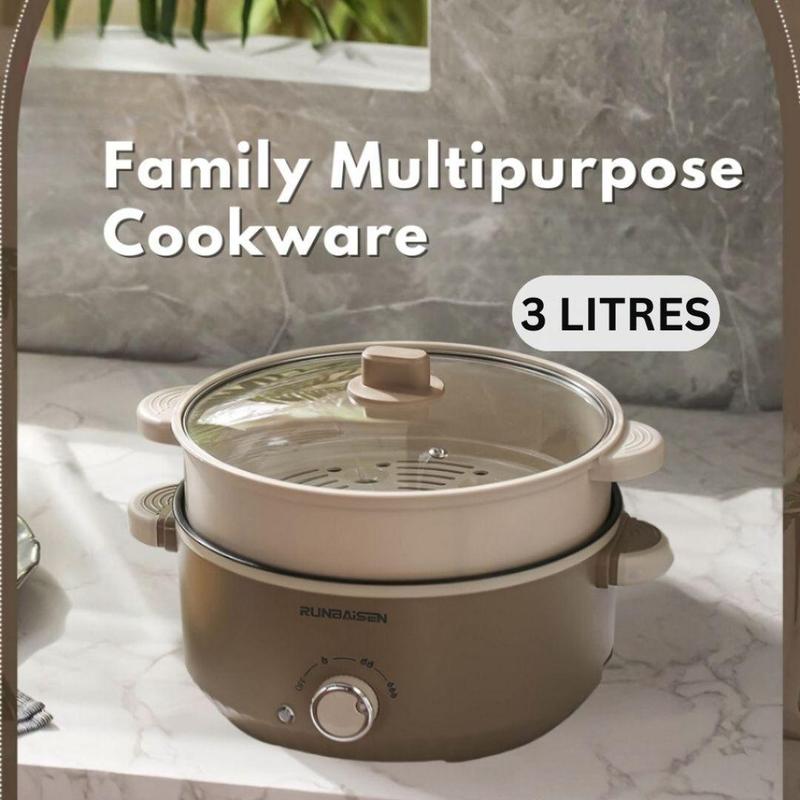 3L Family Multipurpose Electric Cookware - TikTok Shop Malaysia