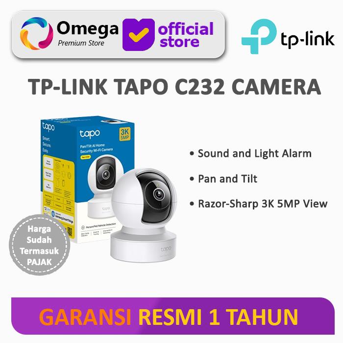 Promo TP-Link Tapo C232 Pan/Tilt AI Home Security Wi-Fi Camera - Kota ...