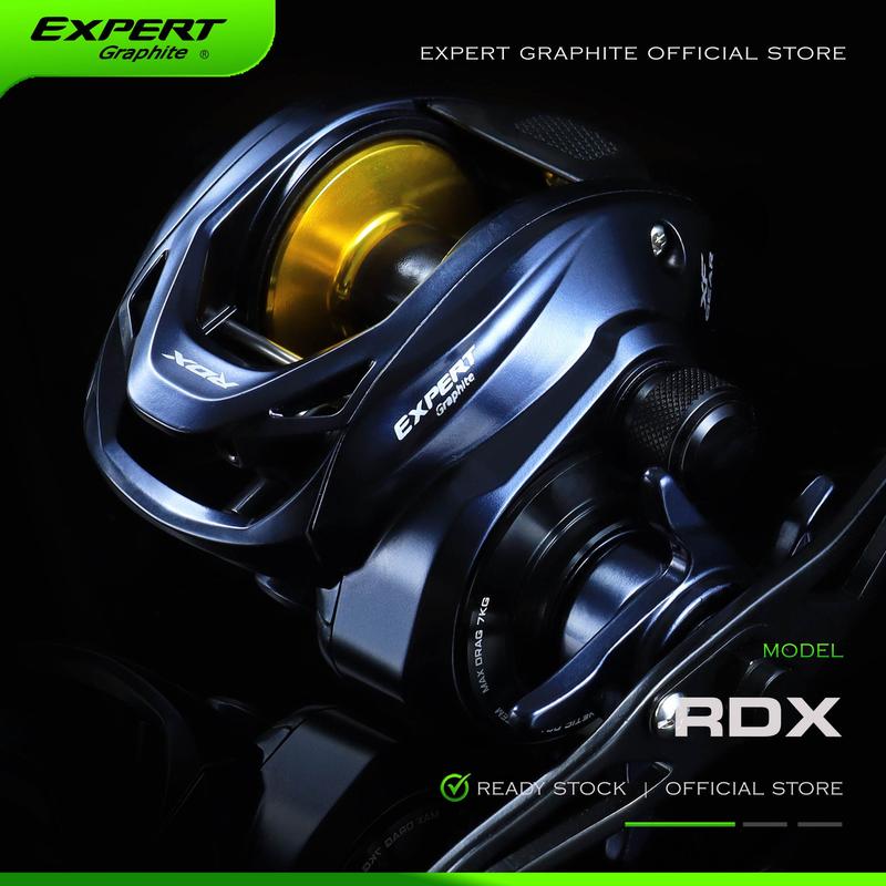 Expert Graphite Fishing Reel RDX Casting Reel Overhead Reel LEFT ...