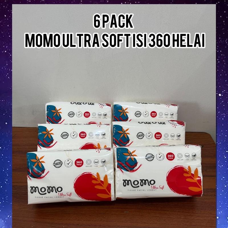 (6 PACK) TISU MOMO ULTRA 360 HELAI ISI 6 PACK - Shop | Tokopedia