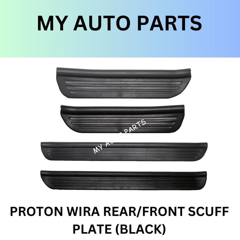 PROTON WIRA SCUFF PLATE / SIDE DOOR STEP / KICKING PLATE (BLACK ...