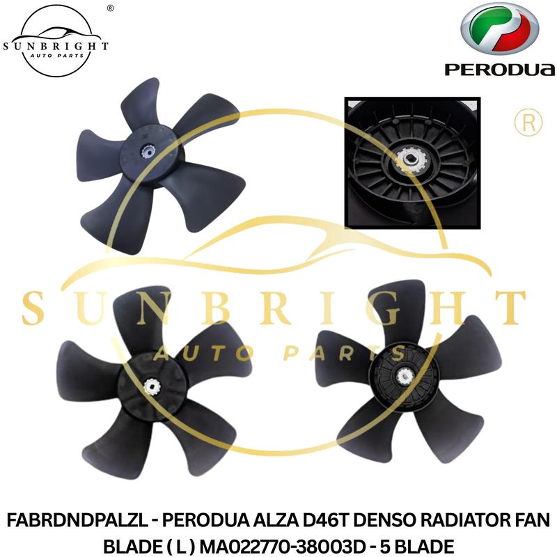 PERODUA ALZA D46T DENSO RADIATOR FAN BLADE ( L ) MA022770-38003D ...