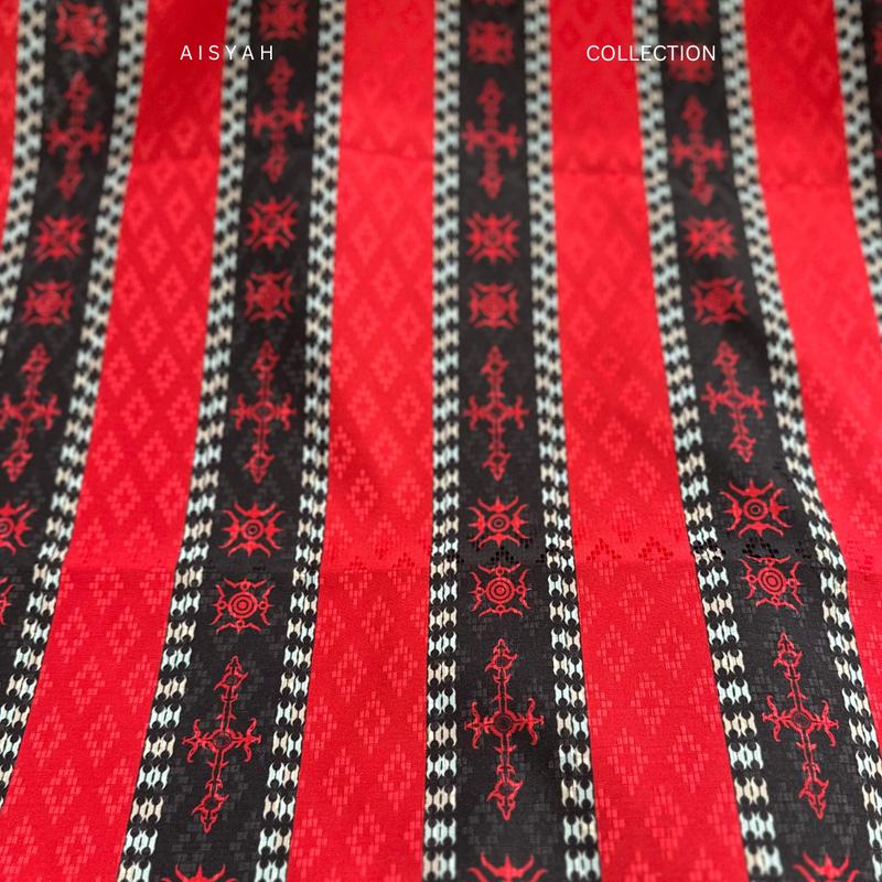 digital printing - motif Batik Motif Maluku - Batik Merah hitam - Shop ...