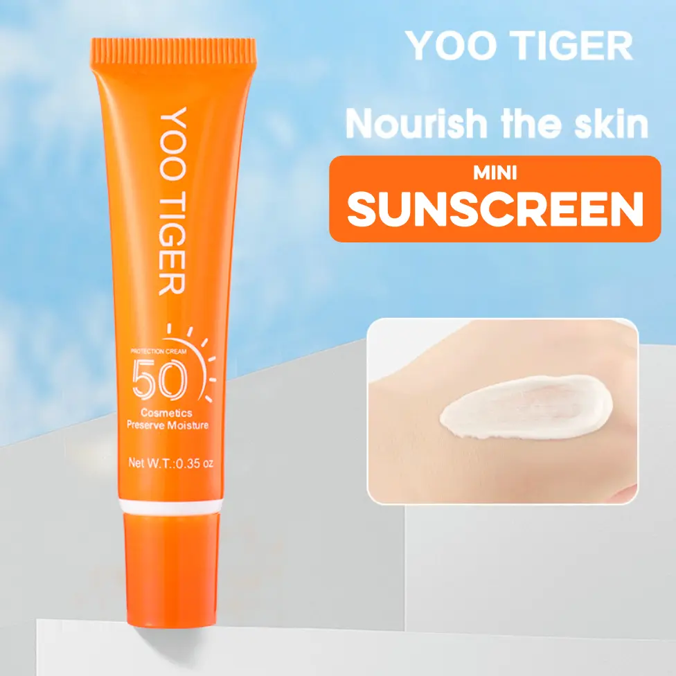 YOO TIGER Mini Sunblock SPF 50 PA+++ Sunscreen Wajah dengan Ekstrak ...