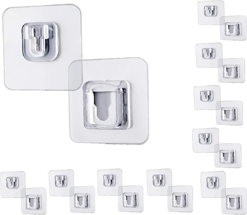 Double Sided Adhesive Wall Hooks Utility Hooks,Self Adhesive - TikTok ...