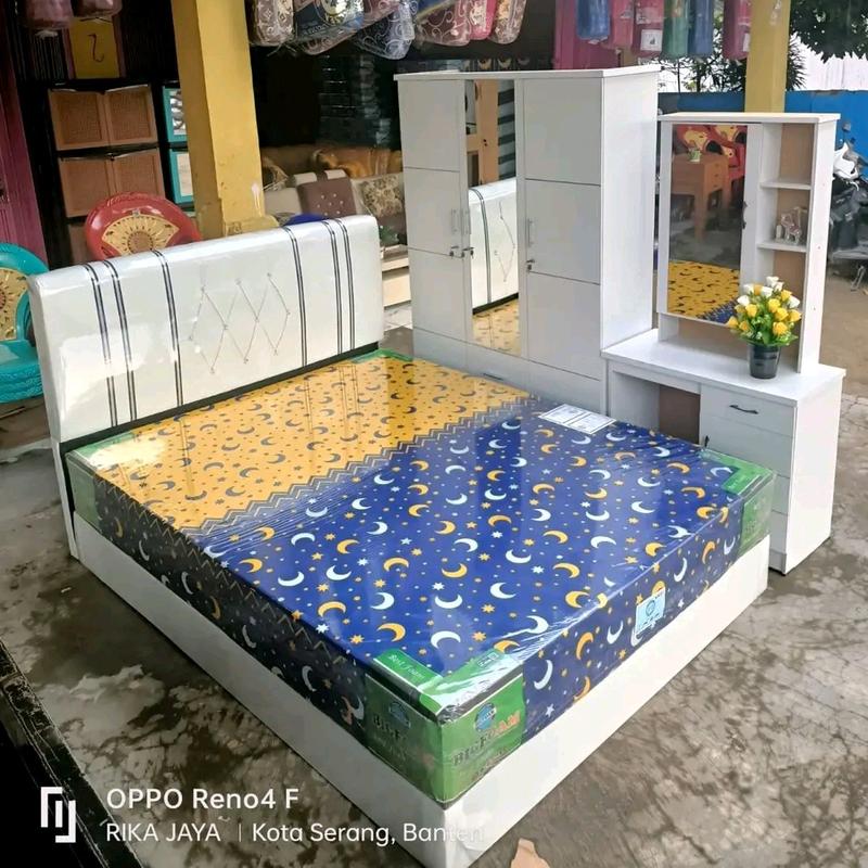 Kamar Set Paket Serahan Best seller "Lemari +Meja Rias + Kasur - Shop ...