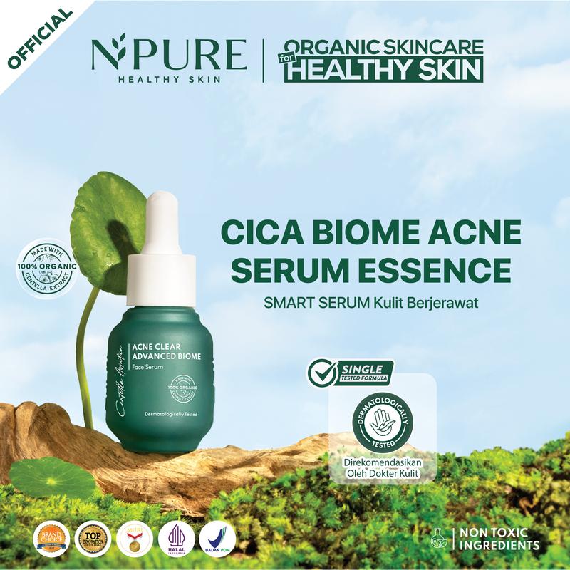 【CICA】NPURE Biome Acne Serum Essence 20ml - Serum Jerawat dengan - Shop ...