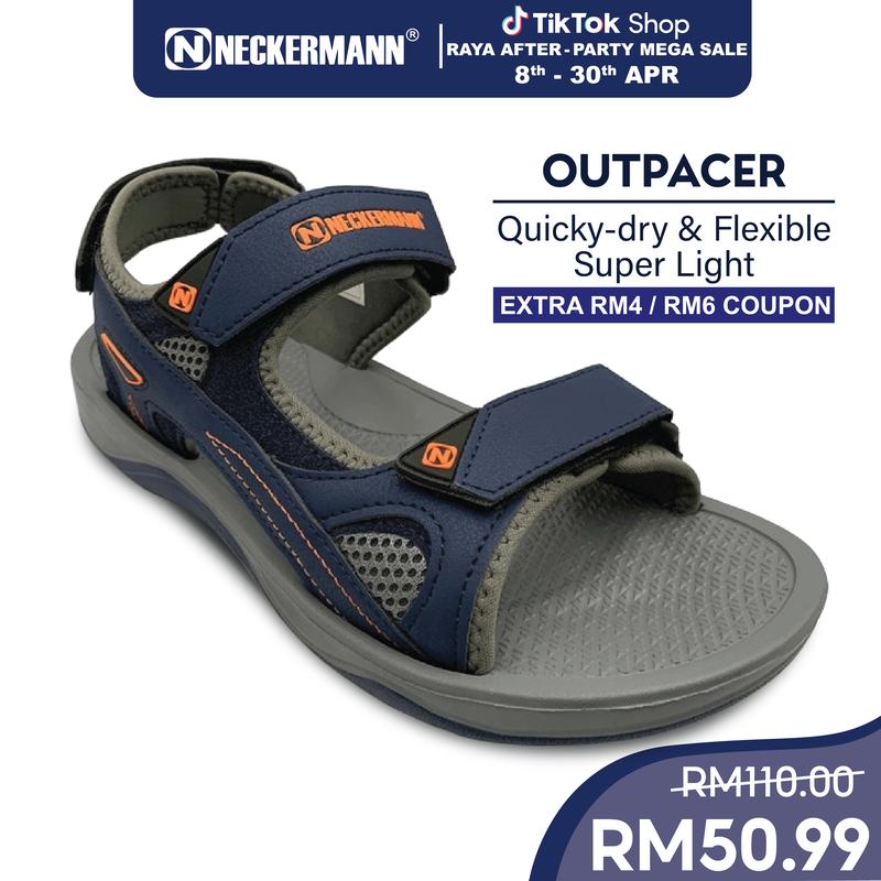 Neckermann Men's Outpacer Navy Lightweight Sports Sandals- Sandal ...