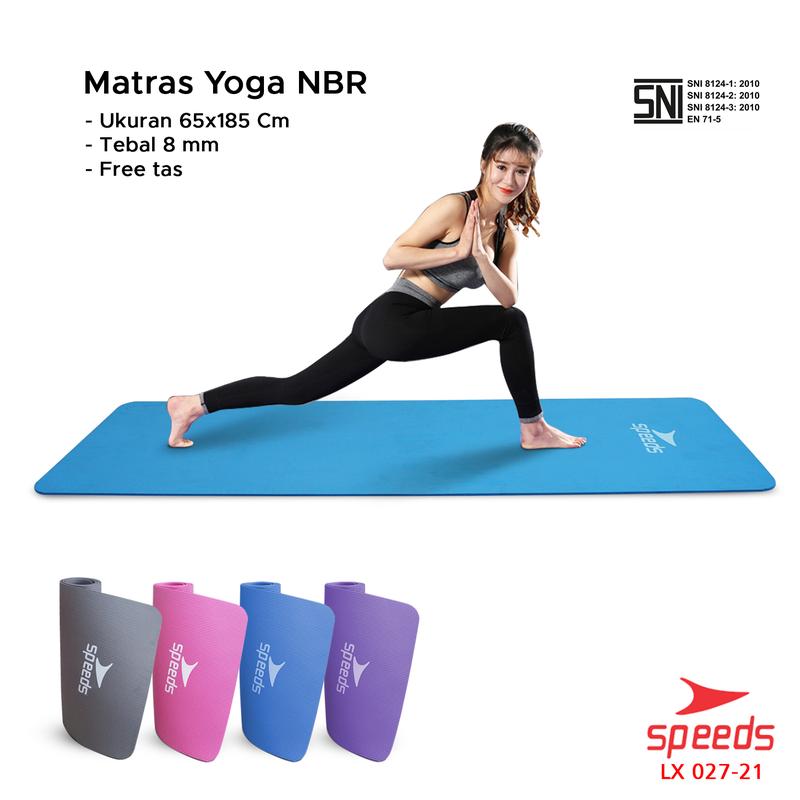 SPEEDS Yoga Mat Alas Senam Aerobik Matras Anti Slip Waterproof - Shop ...