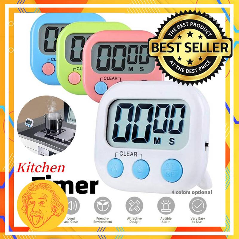 Digital Kitchen Timer Alarm Memasak Pengatur Waktu Memasak Stopwatch ...