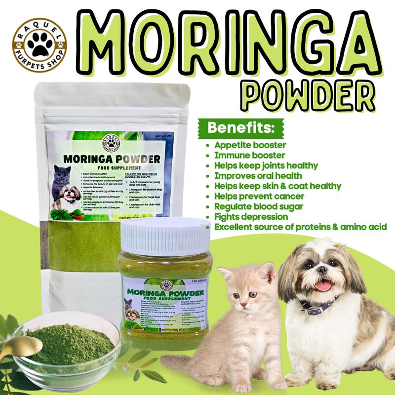 Moringa Powder Pet Food Supplement Immune Booster 100GMS appetite ...