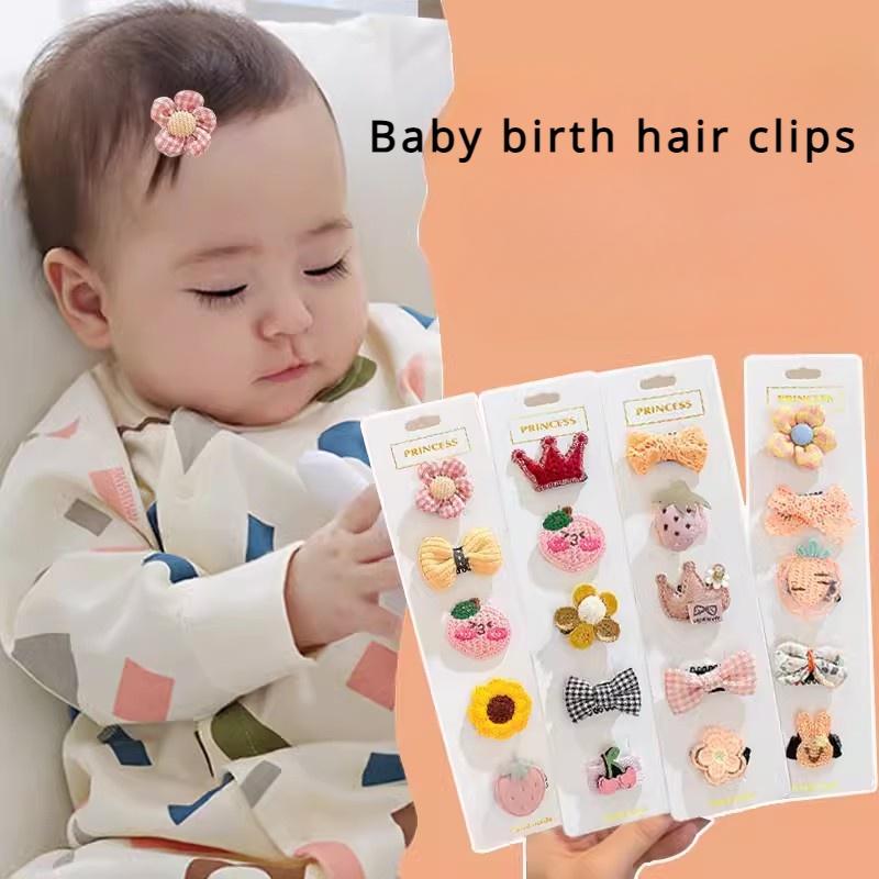 Baby birth hair clips 0-6 years old non-invasive Sweat hair hair ...