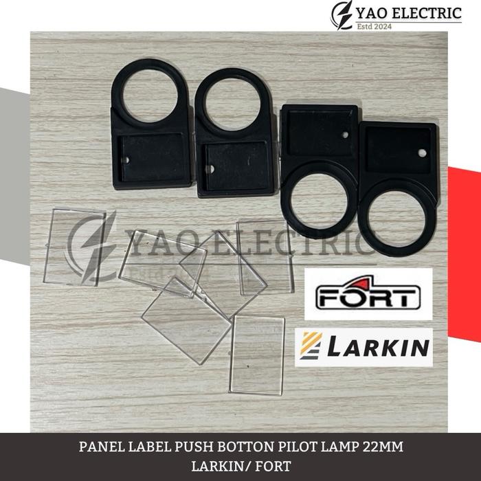 Jual PANEL LABEL/ PLAT NAME PUSH BOTTON PILOT LAMP 22MM LARKIN/ FORT ...