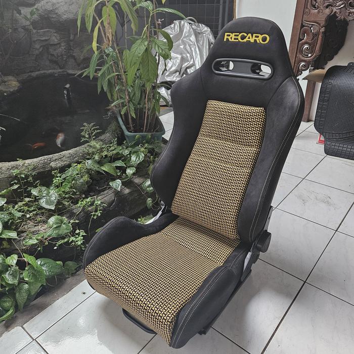 Jual Jok Racing Recaro SR4 Tomcat Import Suede Fabric Yellow Racing ...
