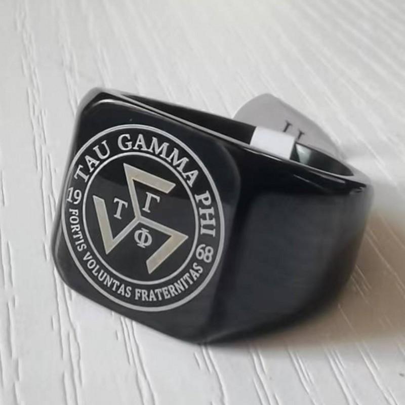 Stainless Steel Tau Gamma Phi Ring for Men High Quality Jewelry ...