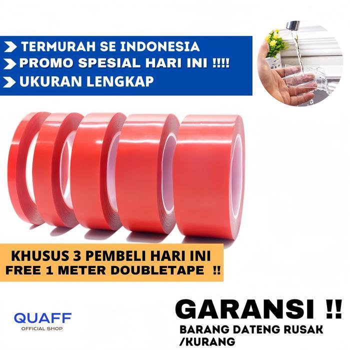 Double Tape Doble Tip Bening 3m Lem Super Kuat Acrylic Anti Air ...