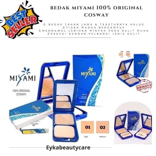Bedak Miyami Compact Powder Original Cosway - TikTok Shop Malaysia