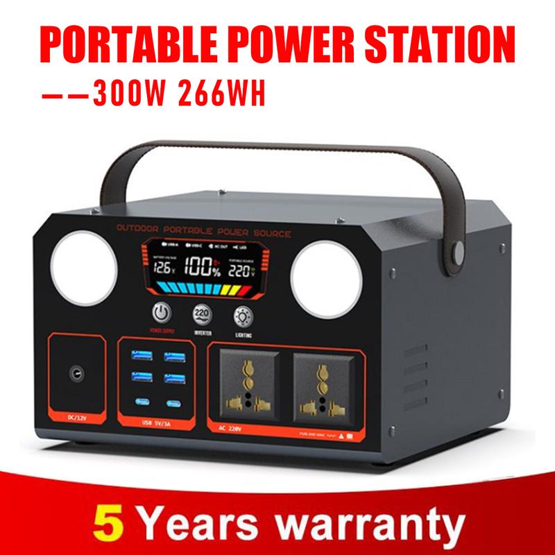 ZL303-3 Portable Power StationGenerator with Solar Panel -300W - TikTok ...