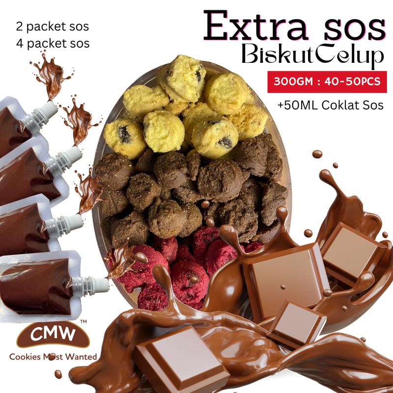 Extra Sos -Biskut Celup - Mixed Cookies dengan Sos Coklat Food - TikTok ...
