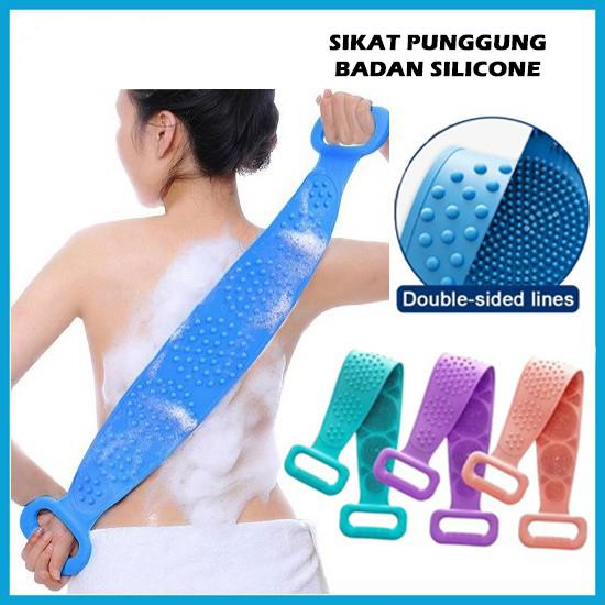 Sikat Punggung Badan Silicone Scrubber Sponge Mandi Alat Gosok ...