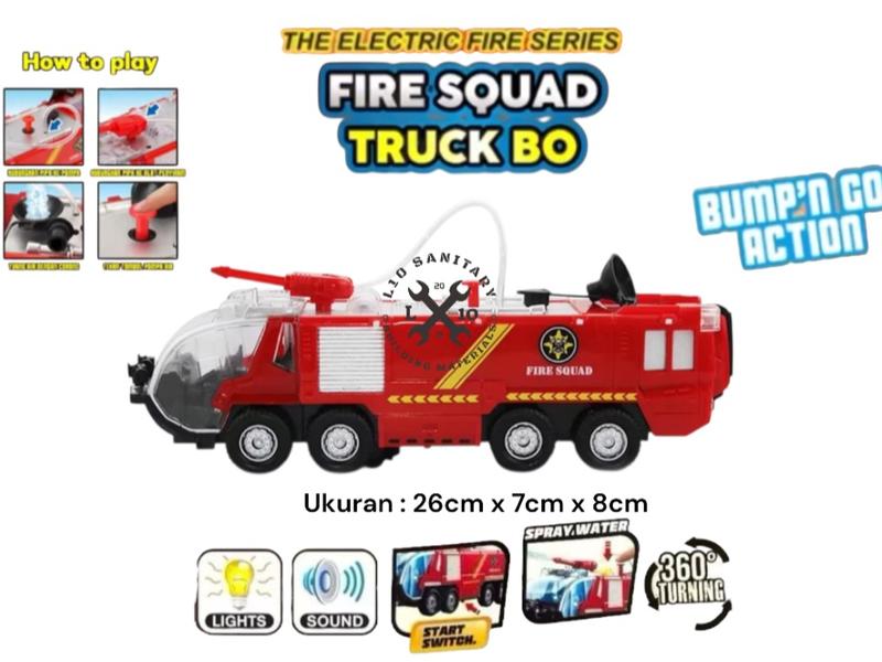 Mainan Anak Mobil Pemadam Kebakaran Bump n Go / Mobil Damkar Semprot ...