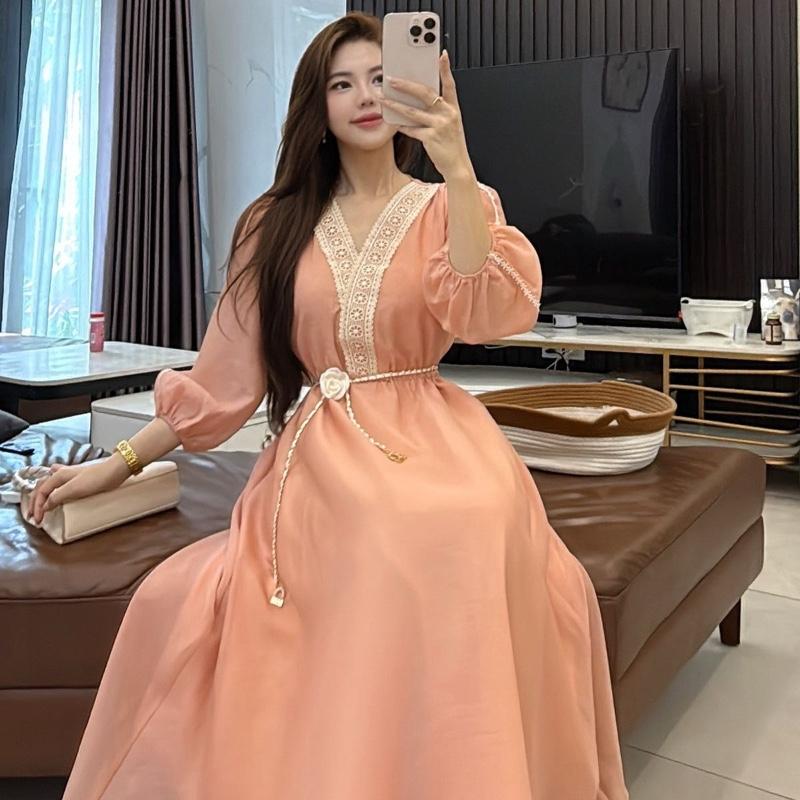 Váy thiết kế ED170 dáng dài xoè bay phù hợp du lịch đi chơi đi - TikTok ...