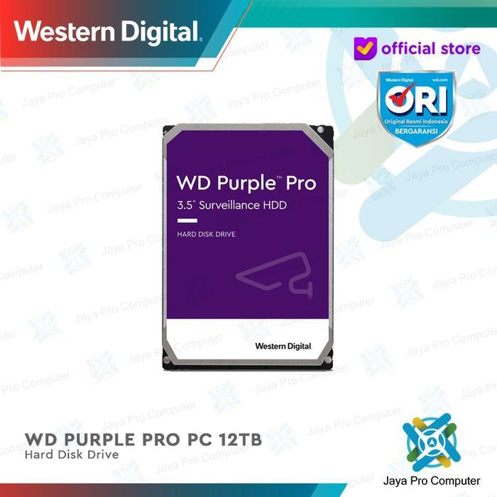 WD Purple PC 12TB PRO 3.5" HDD/ HD/ Hardisk/ Harddisk Internal CCTV ...