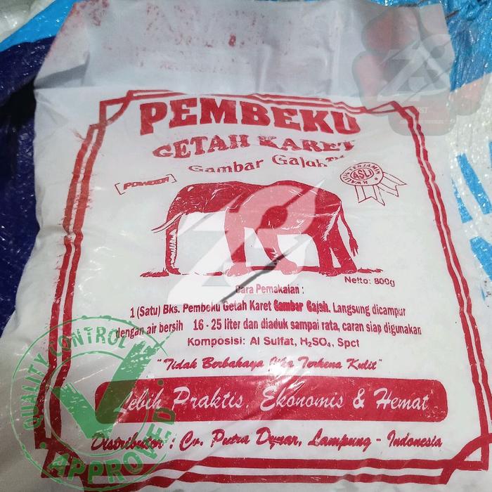 Promo PEMBEKU GETAH KARET 1Kg Cap Gajah / Harimau pupuk npk - Kota ...