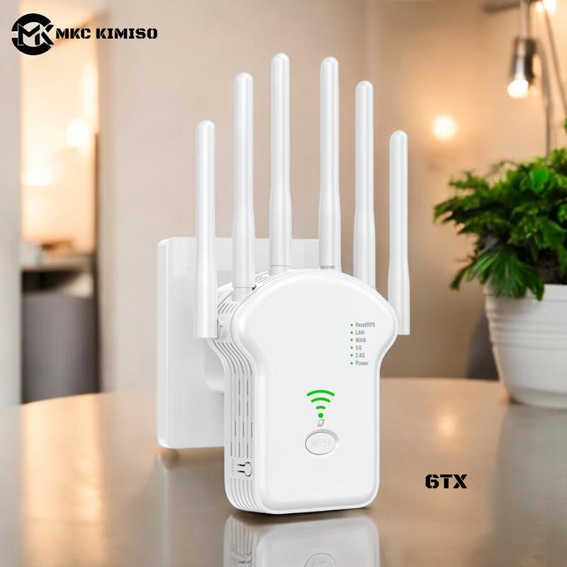 Dual Band Wireless WiFi Repeater Adapter 2.4G Long Range Extender ...