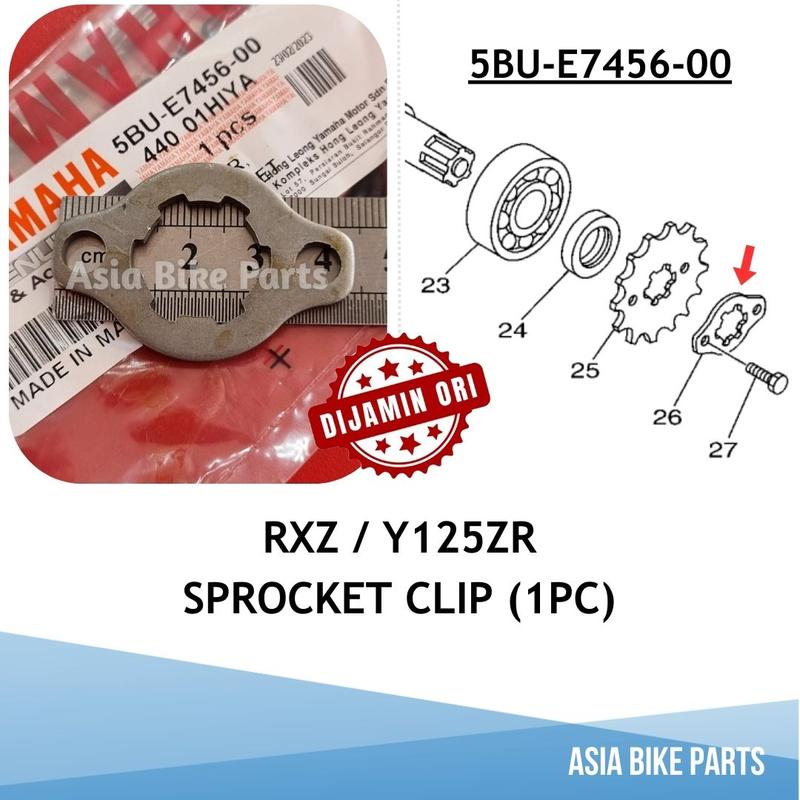Yamaha Original Y125ZR / RXZ Front Sprocket Holder / Bracket - TikTok ...