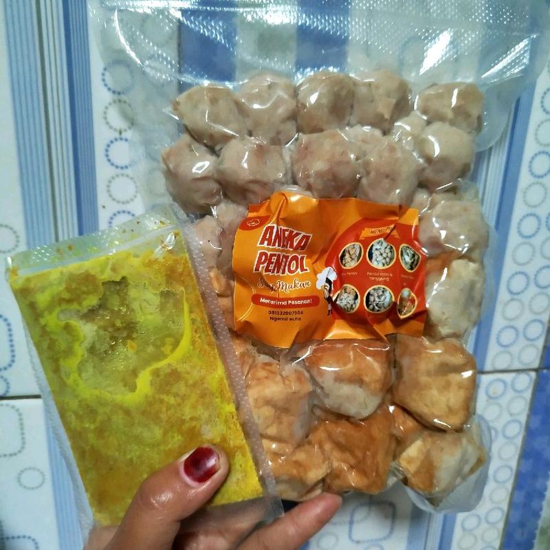 Pentol Urat dan Tahu Pentol (ukuran sedang) FREE BUMBU KUAH BAKSO ...