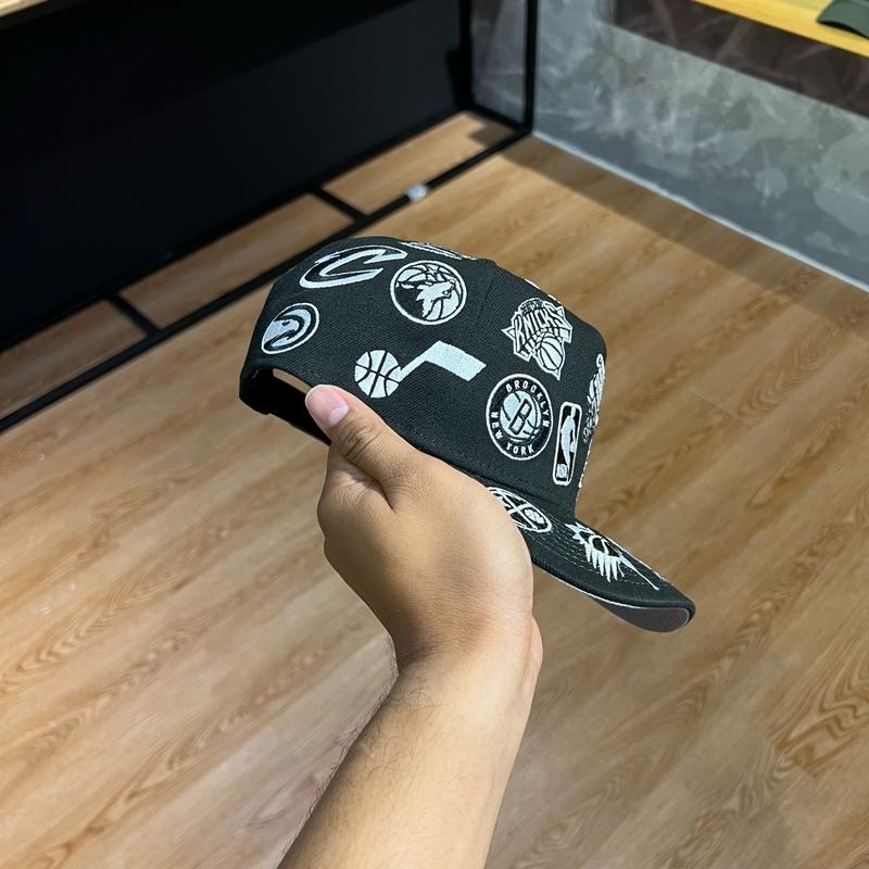 NBAssociation All Over Patches A Frame Snapback Hat - TikTok Shop Malaysia