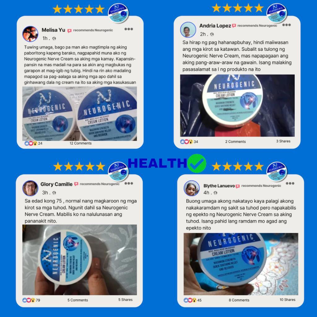 Nerve Pain Relief with Soothing Formula: 50g Neurogenic Muscle Cream ...
