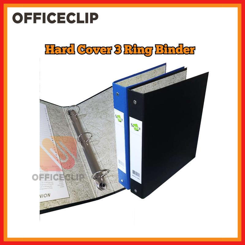 OfficeClip Smart 3-Ring Binder 1inch and 2inch A4 (can fit Short ...