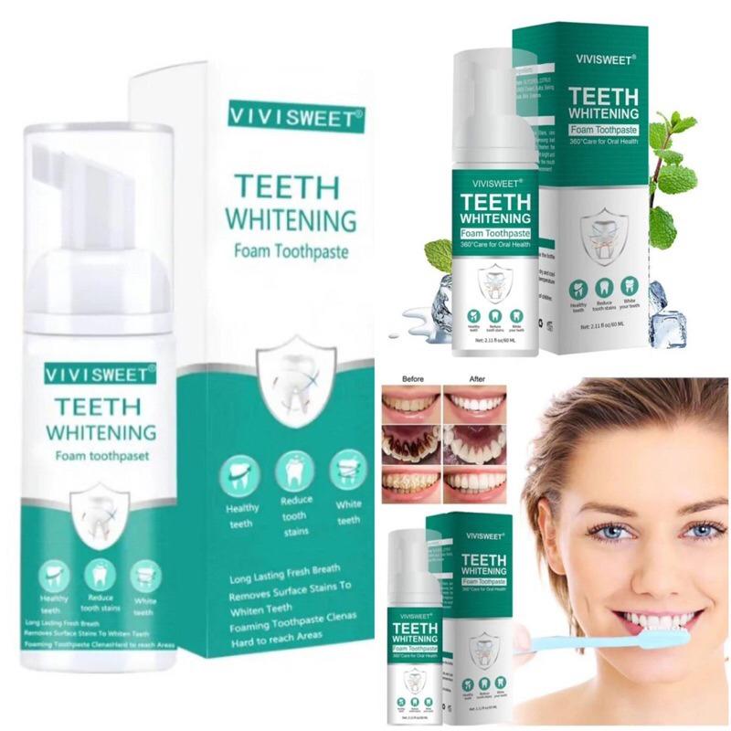 Teeth Whitening Toothpaste Mousse Mouthwash For Oral Teeth Brightening ...