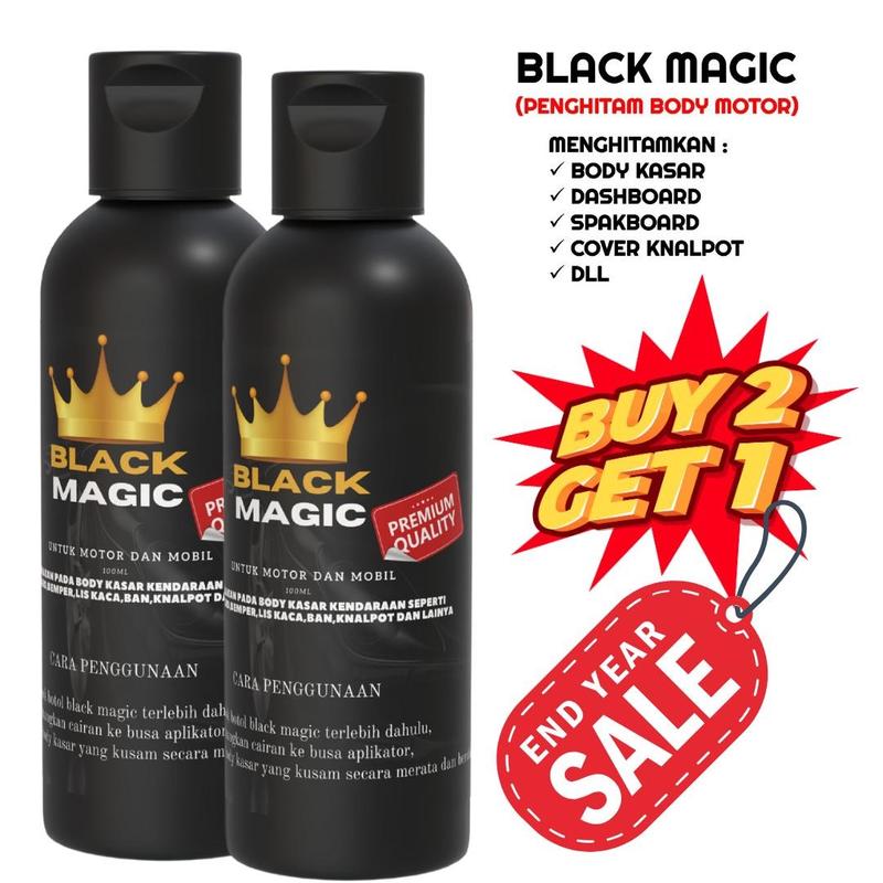Black Magic Penghitam Body Motor Permanent 110ml - Semir & Lilin - Shop ...