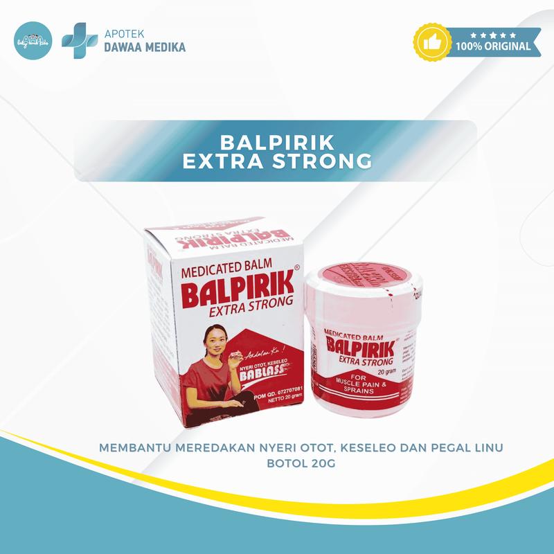 Balpirik Medicated Balm Extra Strong 20GR - Meredakan Nyeri Otot ...