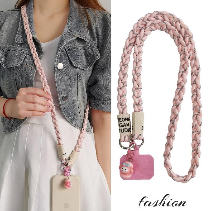 Mhgn ZADA Universal Crossbody Hp Lanyard Weave Mobile Phone Strap ...