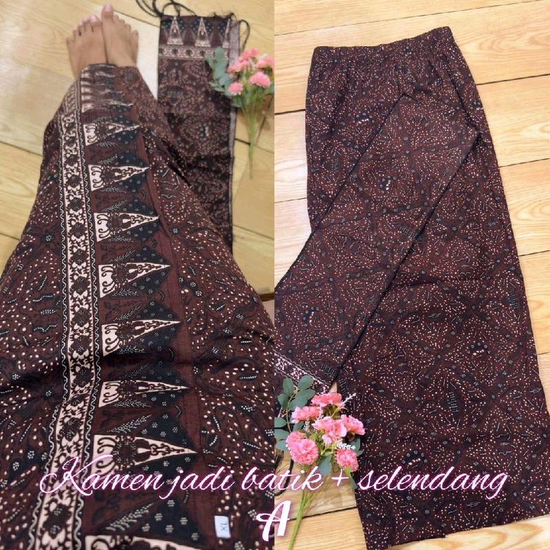 Kamen jadi batik set selendang - Shop | Tokopedia