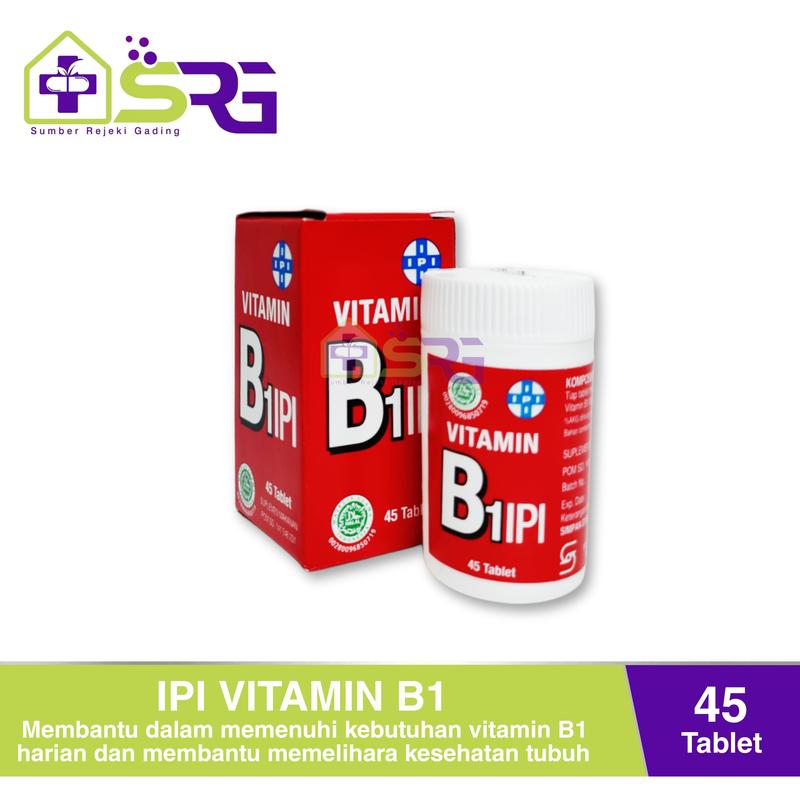 IPI Vitamin B1 45 Tablet untuk Menjaga Kesehatan Syaraf - Shop | Tokopedia