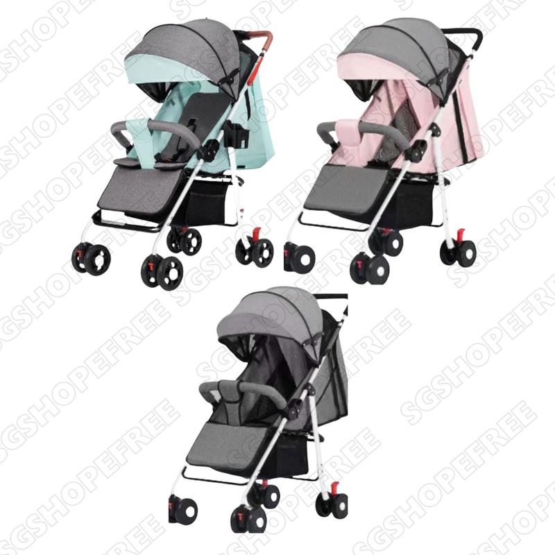 SG STOCK Lightweight Foldable Baby Stroller (H0755) - TikTok Shop Singapore