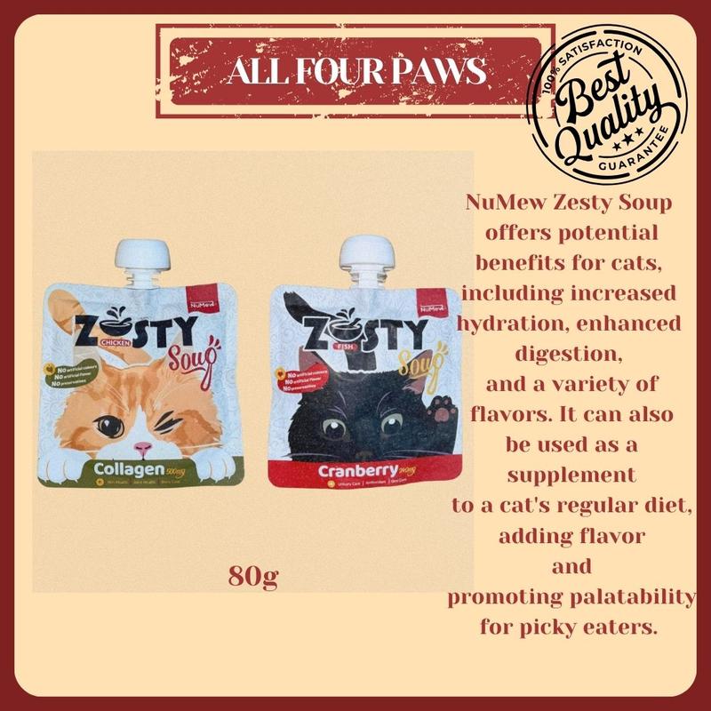 NuMew Zesty Cat Soup Pouch 80g - Sup Kucing dengan Kolagen & - TikTok ...