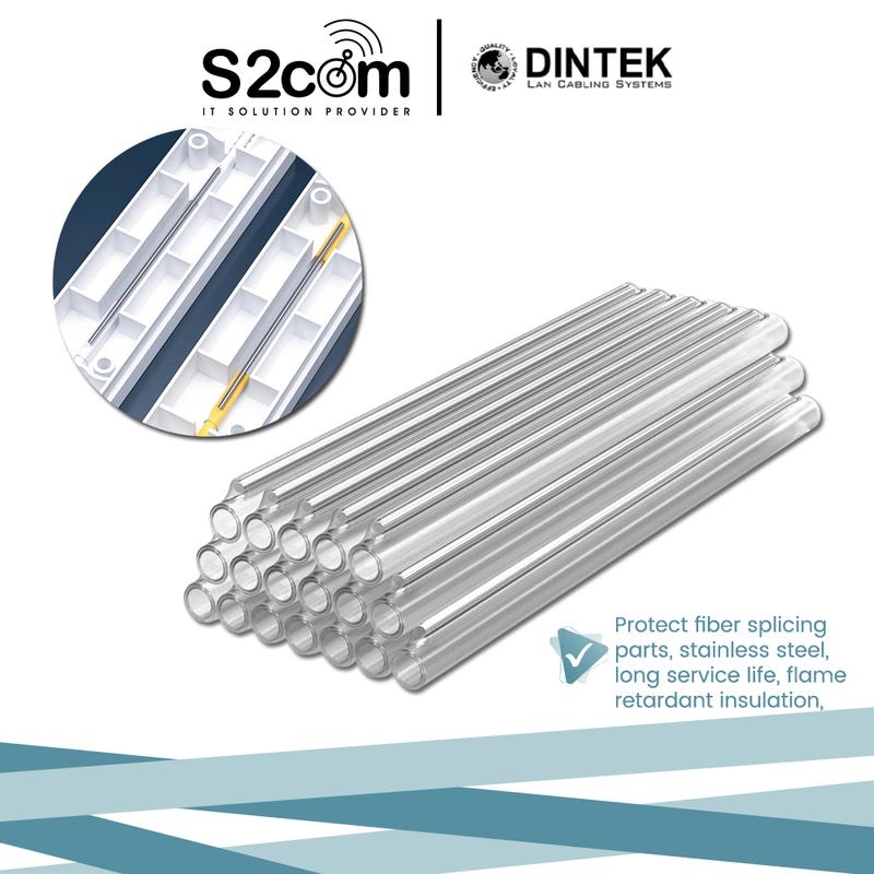 Dintek Fiber Fusion Splice Protection Sleeve Single Steel 60mm - TikTok ...
