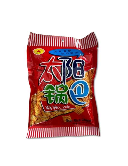 SUN Tai Yang Rice Chips Mala Flavour 130g Guo Ba - TikTok Shop Singapore
