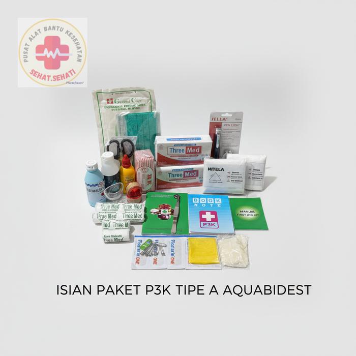 Promo ISI Paket P3K Murah Tipe A / First Aid Kit Isi Tipe A / P3k ISI ...