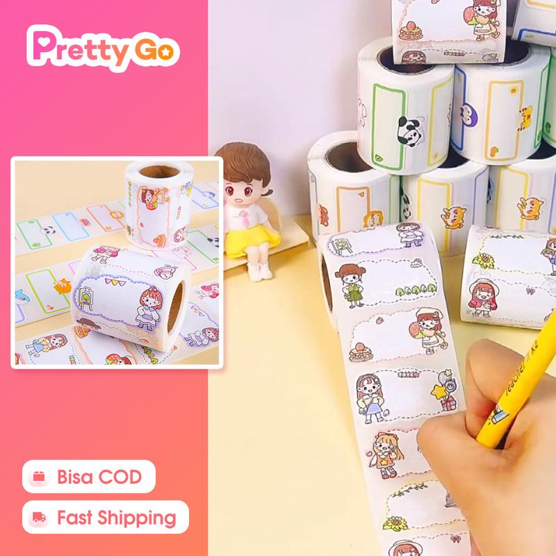 Name Label Sticker/Stiker Label Nama Kosong Isolasi Sticker Name - Shop ...