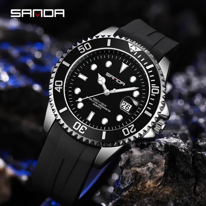 Jam Tangan Lelaki, AW24 SANDA 7018, Trend Baru, Reka Bentuk Klasik ...