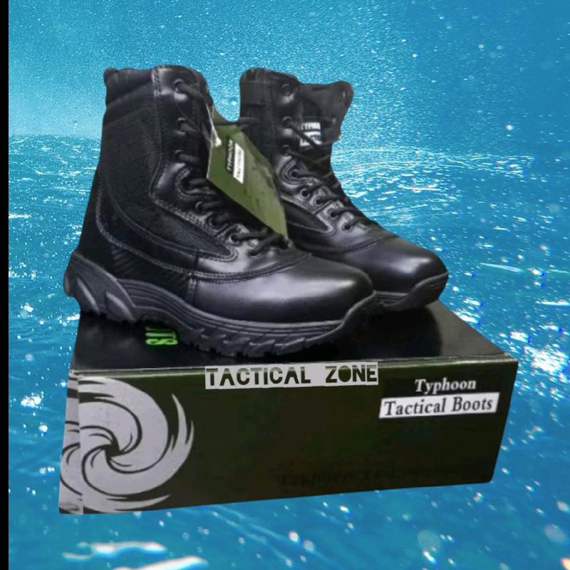 Typhoon Tactical boot operasi Hiking boot swat Leather swat combat ...