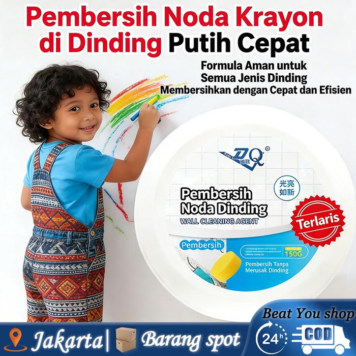 Promo Penghilang Noda Dinding Penghapus Coretan Spidol Tinta Pensil ...